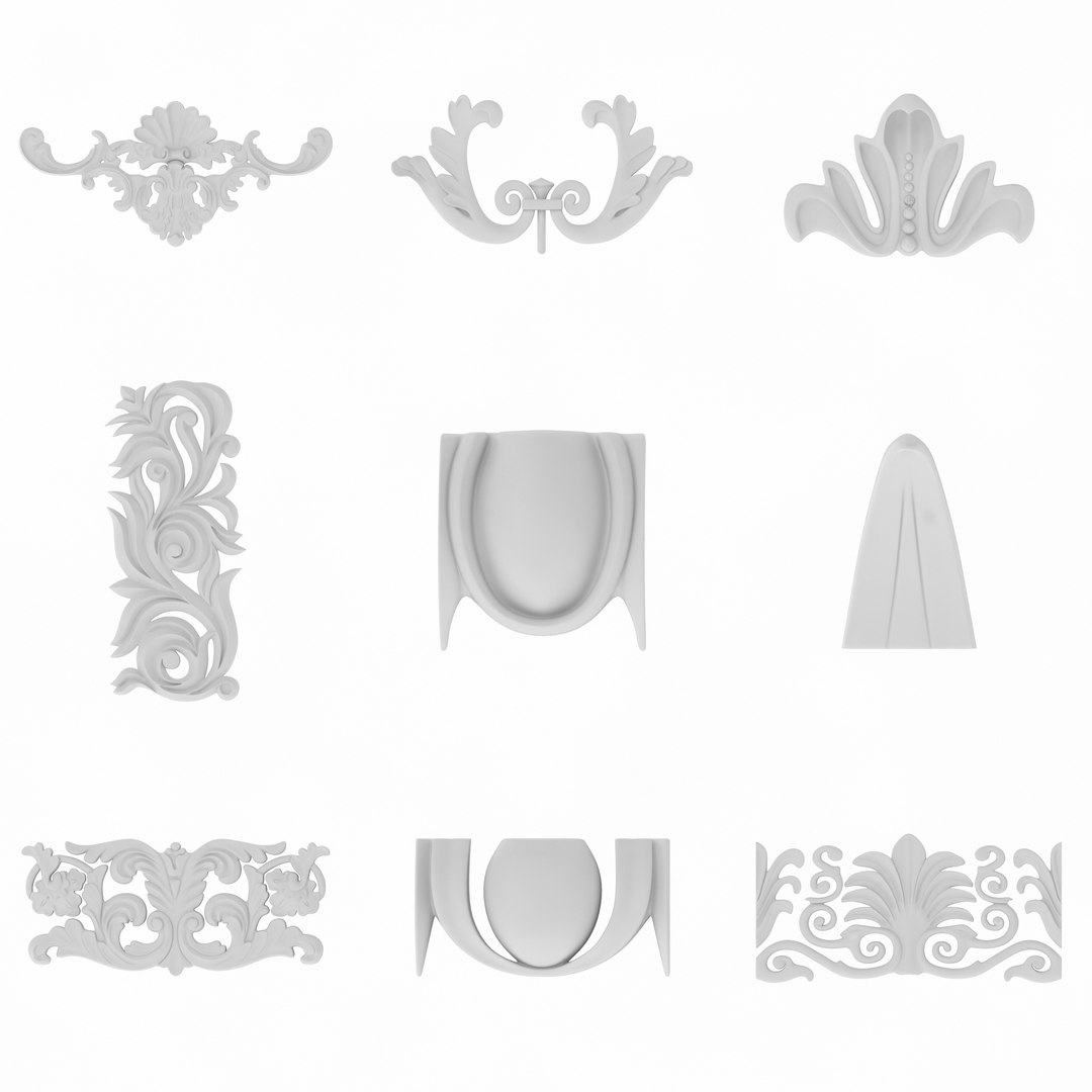 36 Models - Architectural Classic Pattern Vol 2 3D - TurboSquid 2038303