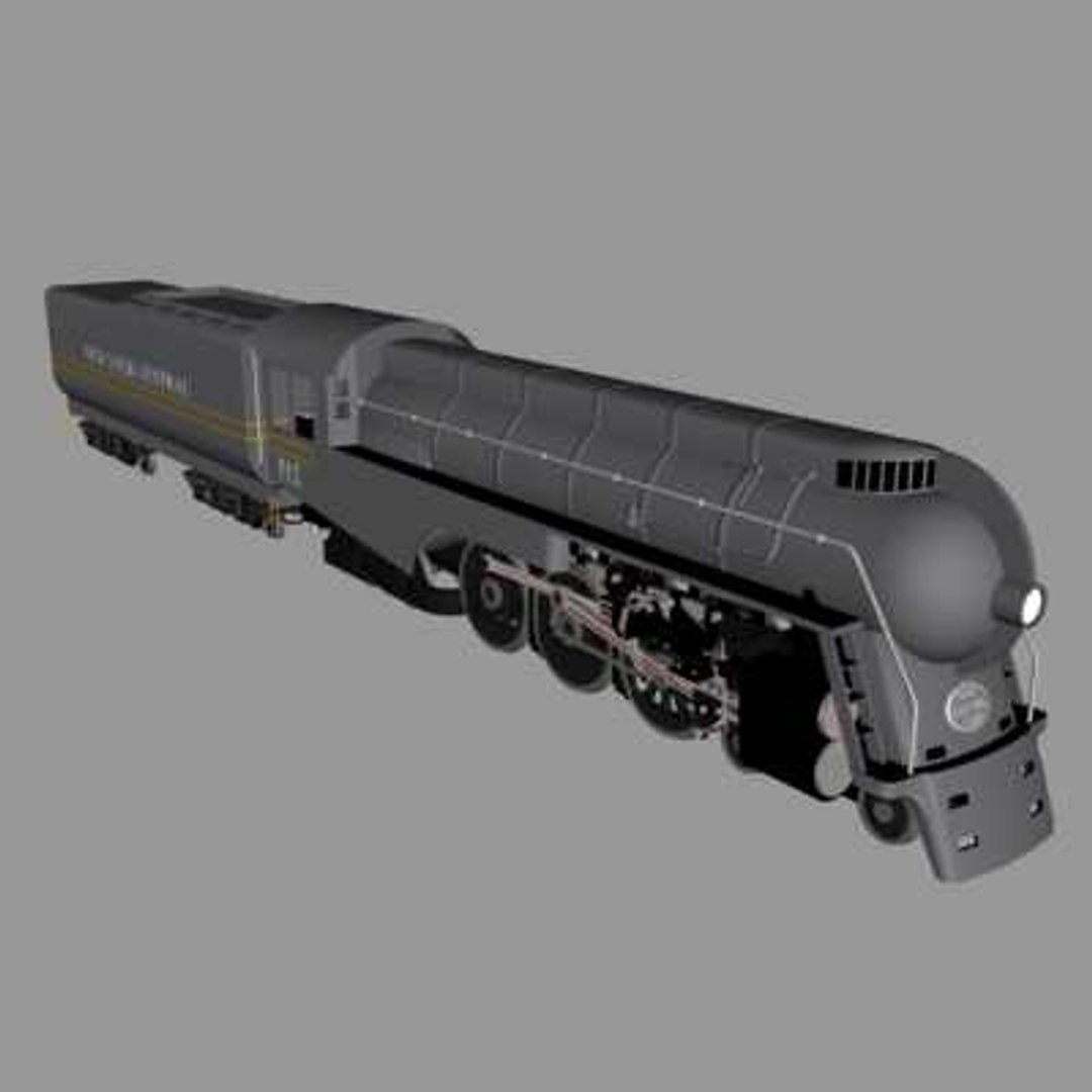 Train Engine 3d Model
