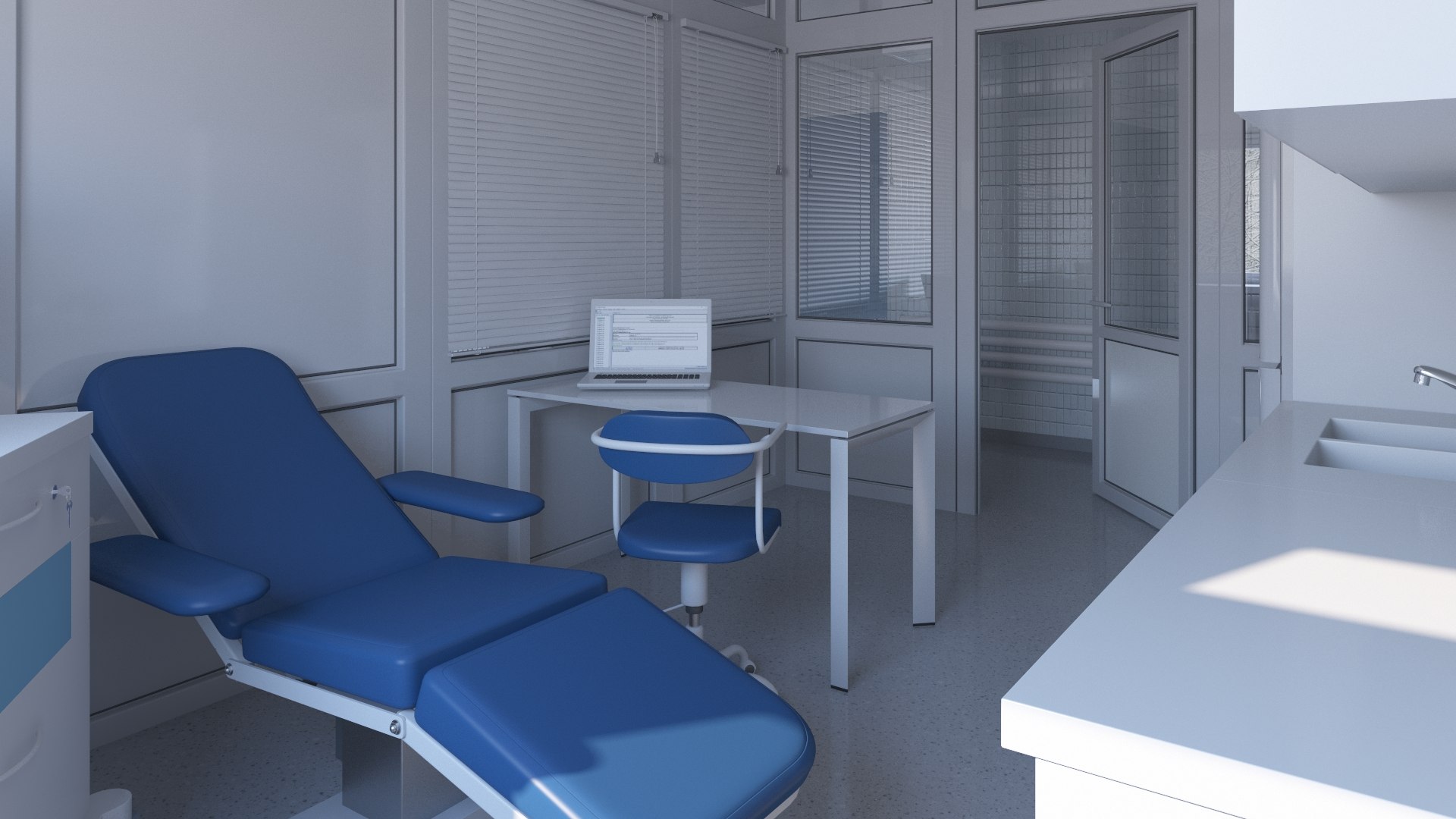 3D Model Medical Phlebotomy Room 2 - TurboSquid 2013140