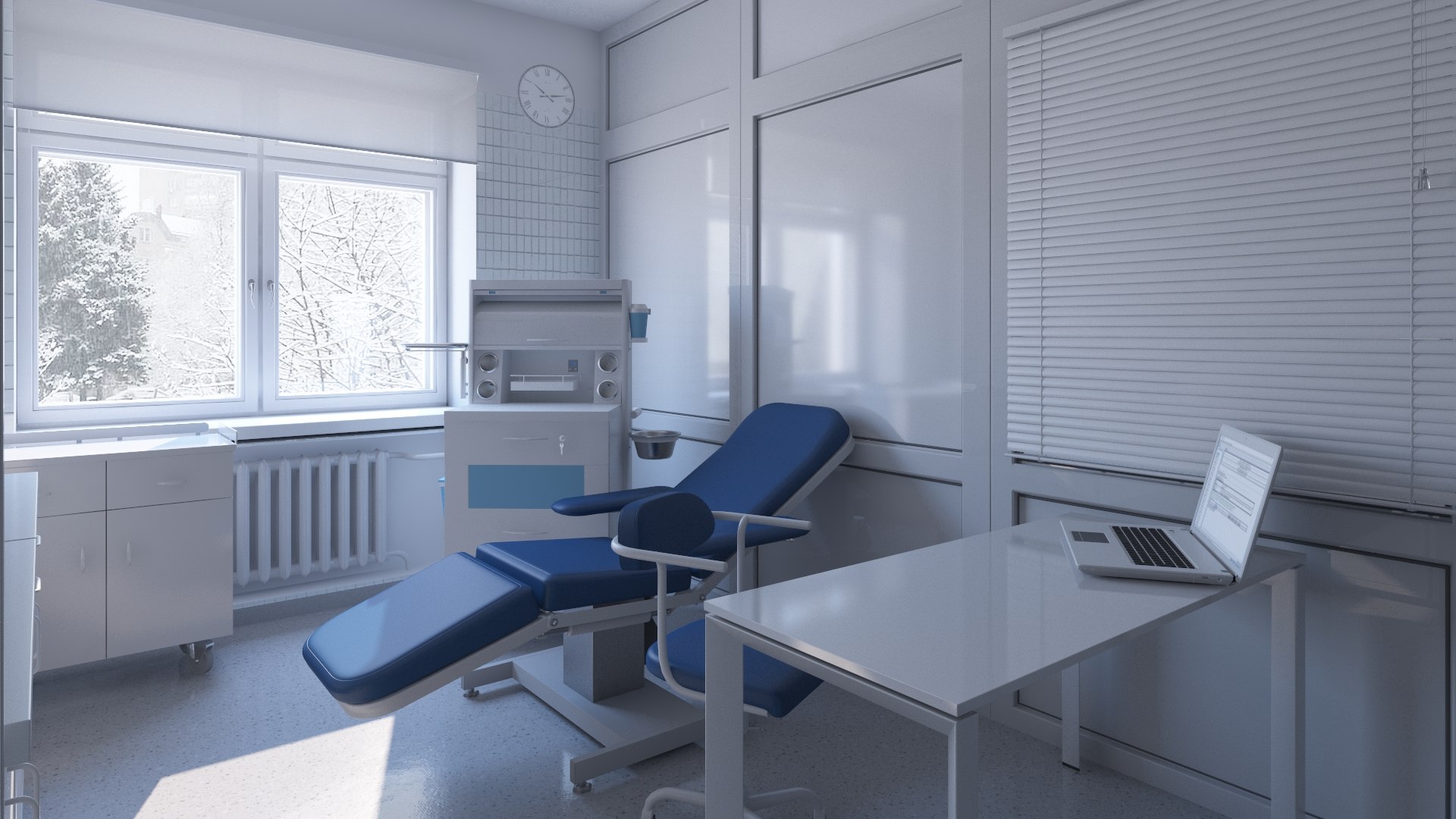 3D Model Medical Phlebotomy Room 2 - TurboSquid 2013140