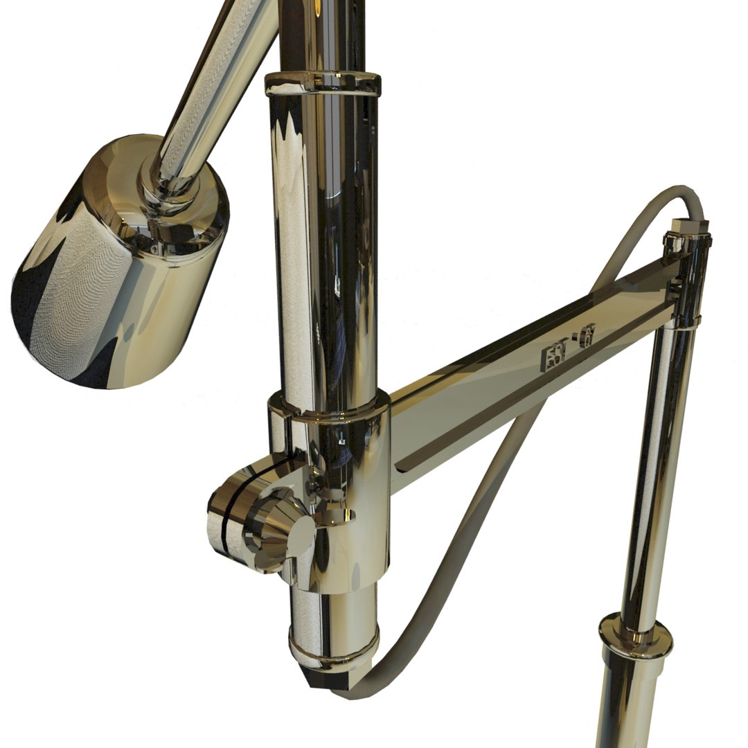 Boom Arm Floor Lamp 3d Model