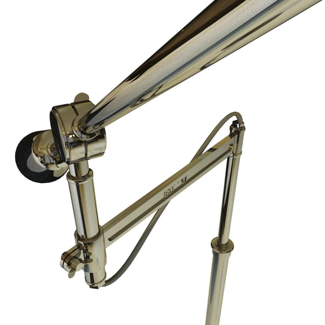 Boom Arm Floor Lamp 3d Model