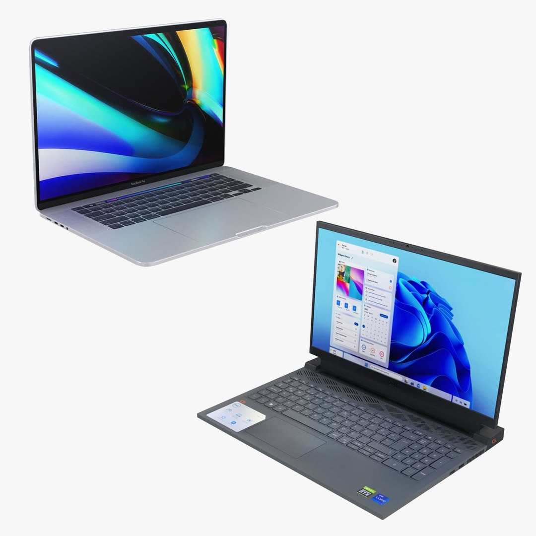 3D Laptop Collection Model - TurboSquid 2282991