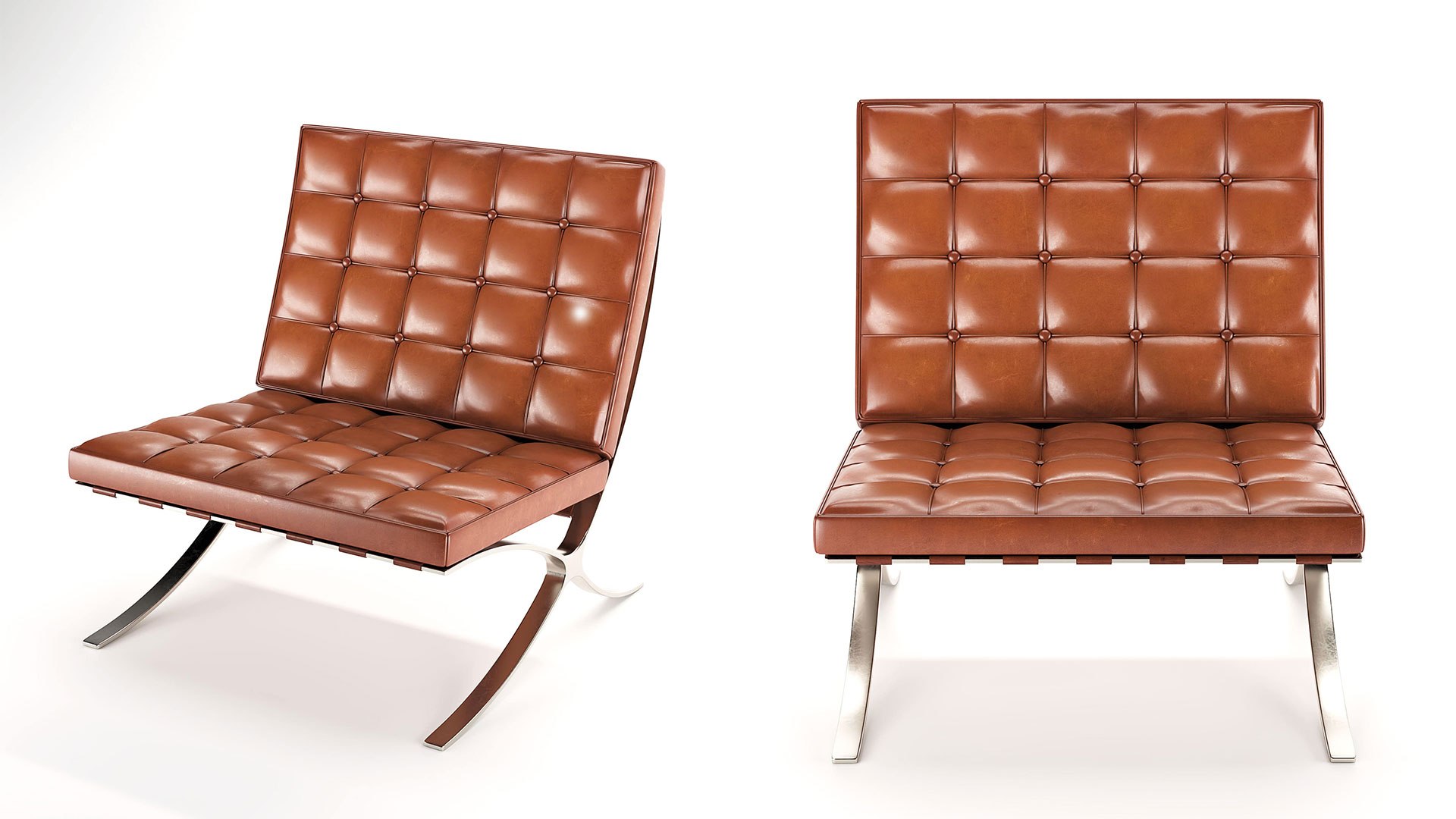 Barcelona Chair Model - TurboSquid 2379624