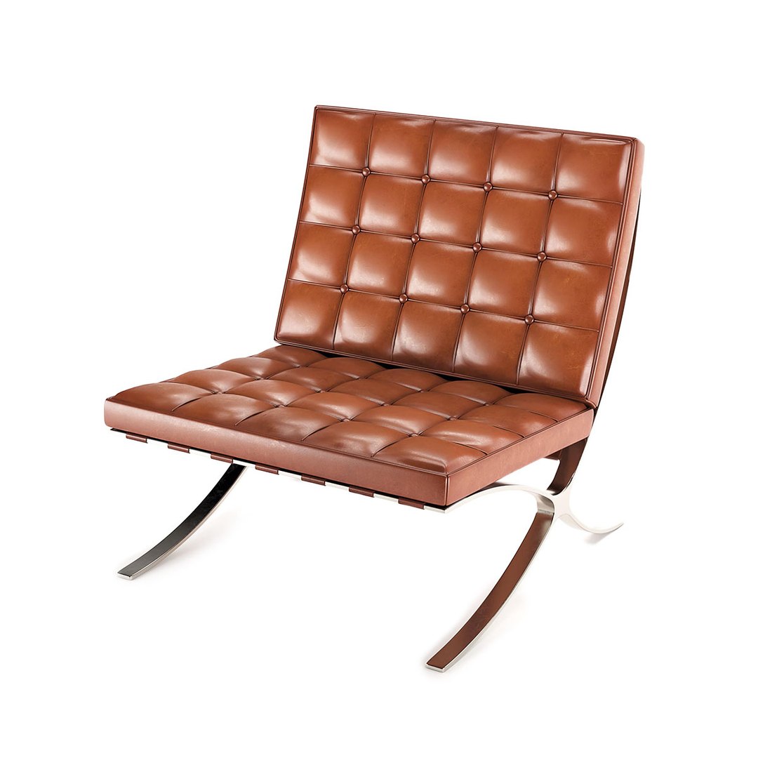Barcelona Chair Model - TurboSquid 2379624