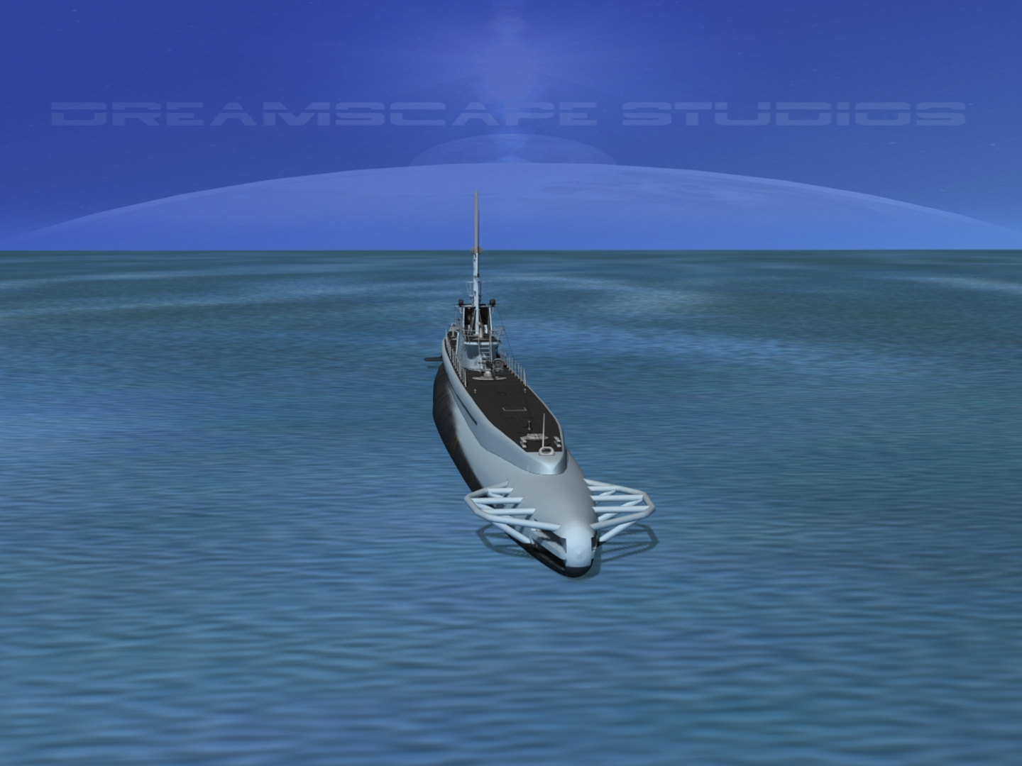 submarine balao sub 3d model