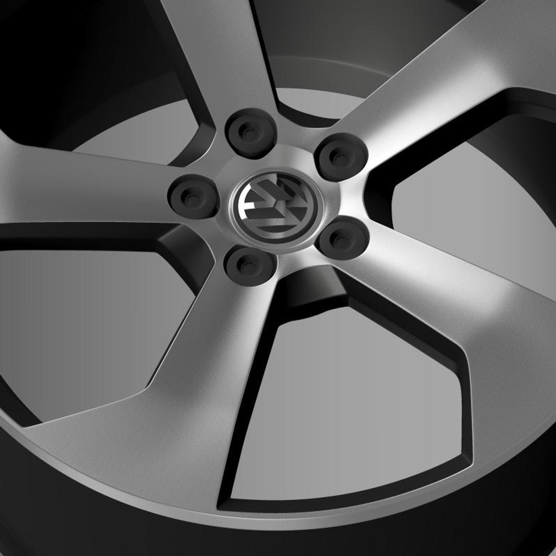 Volkswagen Golf Gti Rim 3d Max