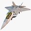 F-22 Raptor 4 Fighter 3d 3ds