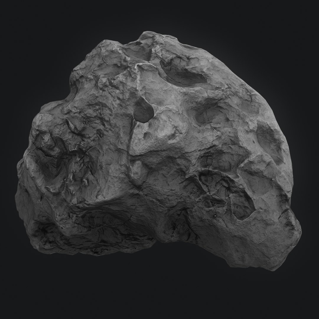 3D Meteor Asteroid Rock 4k - TurboSquid 1433616