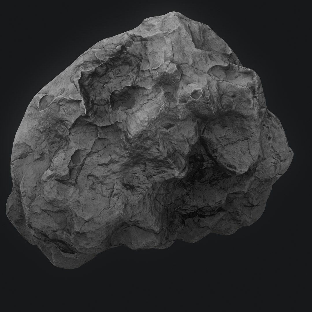 3D Meteor Asteroid Rock 4k - TurboSquid 1433616