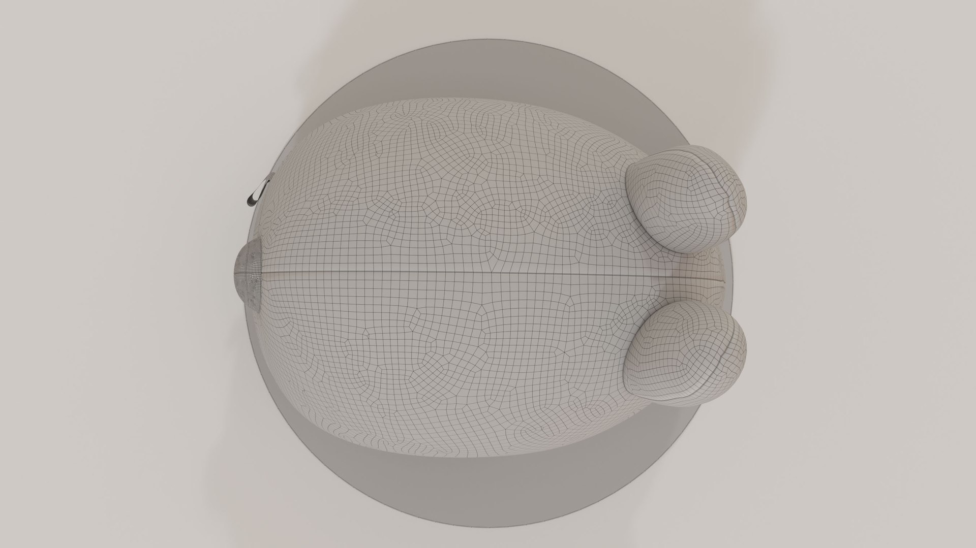 3D Kidrobot Smorkin Labbit White 14 Inch Plush By Frank Kozik Model ...