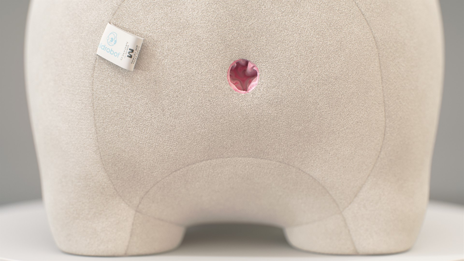 3D Kidrobot Smorkin Labbit White 14 Inch Plush By Frank Kozik Model ...