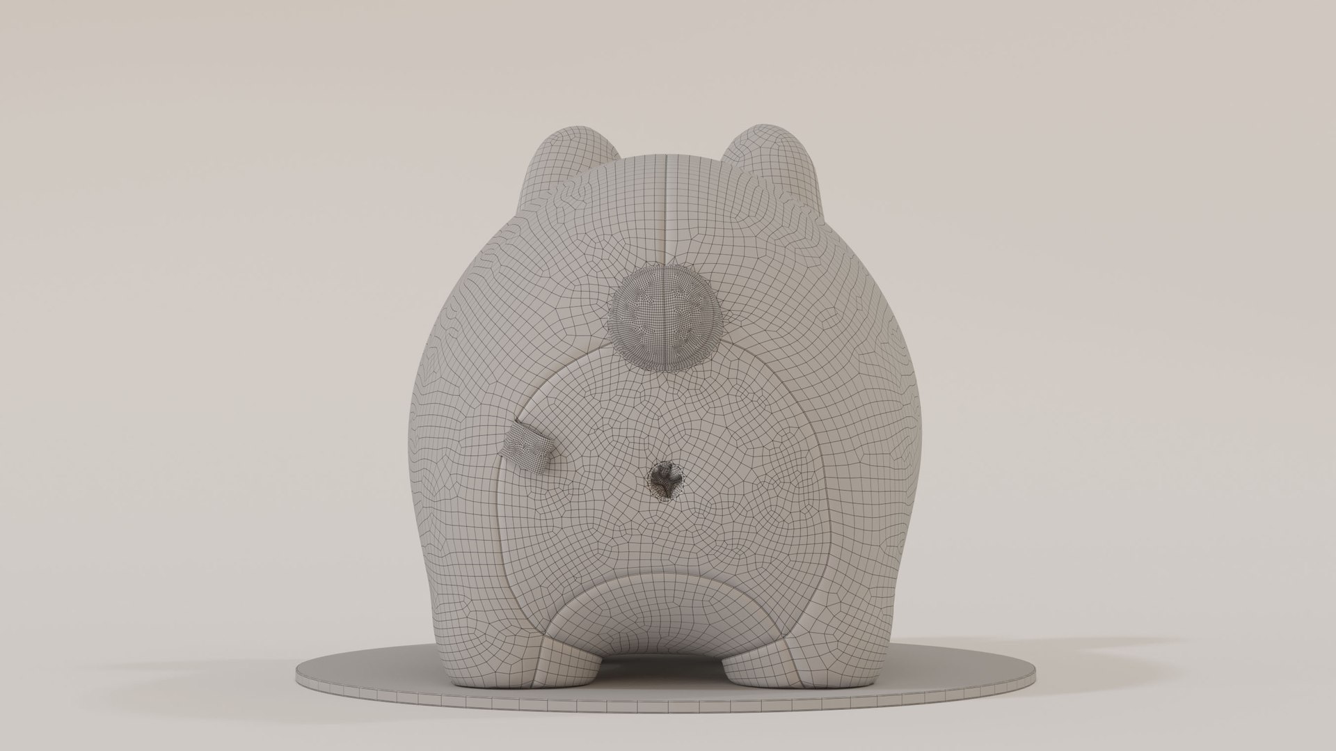 3D Kidrobot Smorkin Labbit White 14 Inch Plush By Frank Kozik Model ...