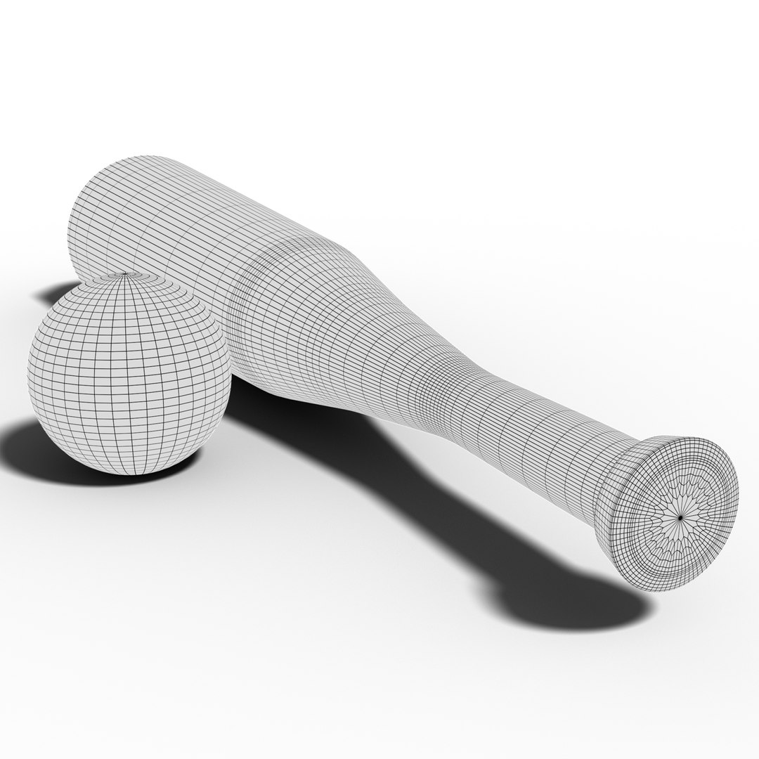 Baseball Bat And Ball 3D - TurboSquid 2086498