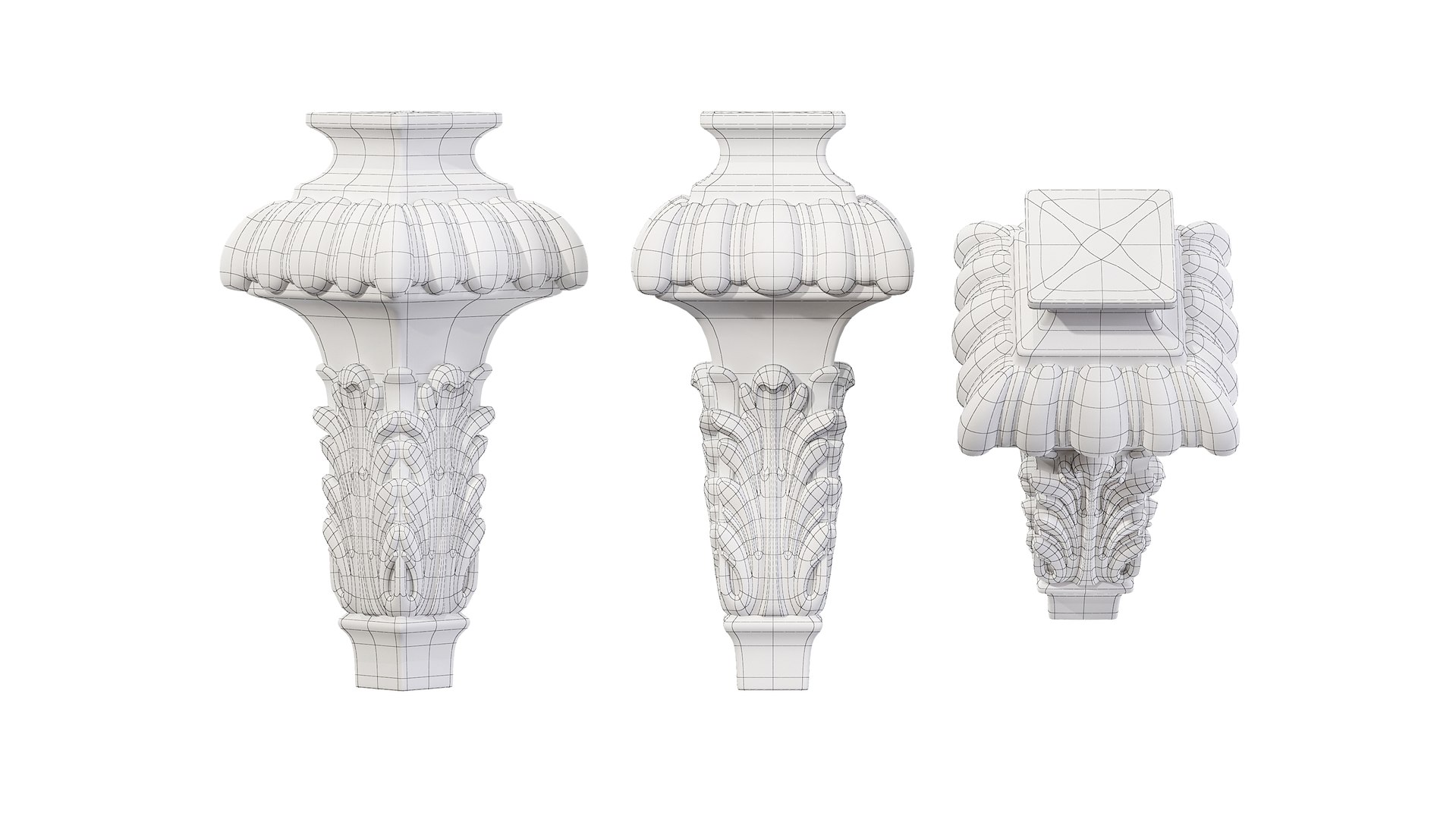 Classic Leg 063 3D Model - TurboSquid 2058777