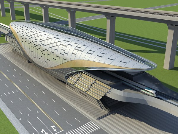 Railway Station 3D Models for Download | TurboSquid