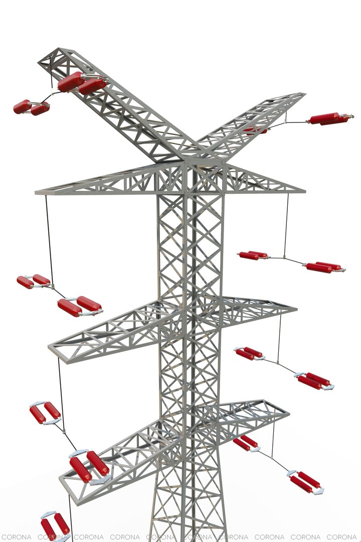 3d Power Lines Model