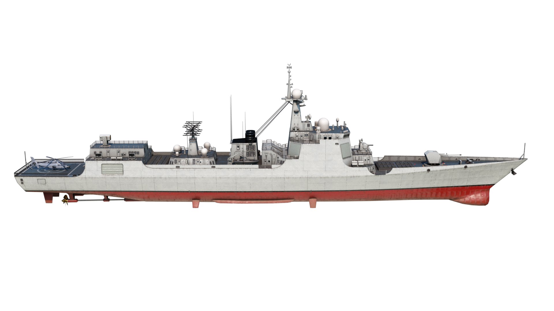 Type052D Chinese Navy Type 052D Destroyer PLAN LvyangIII Class 3D Model - TurboSquid 2400139