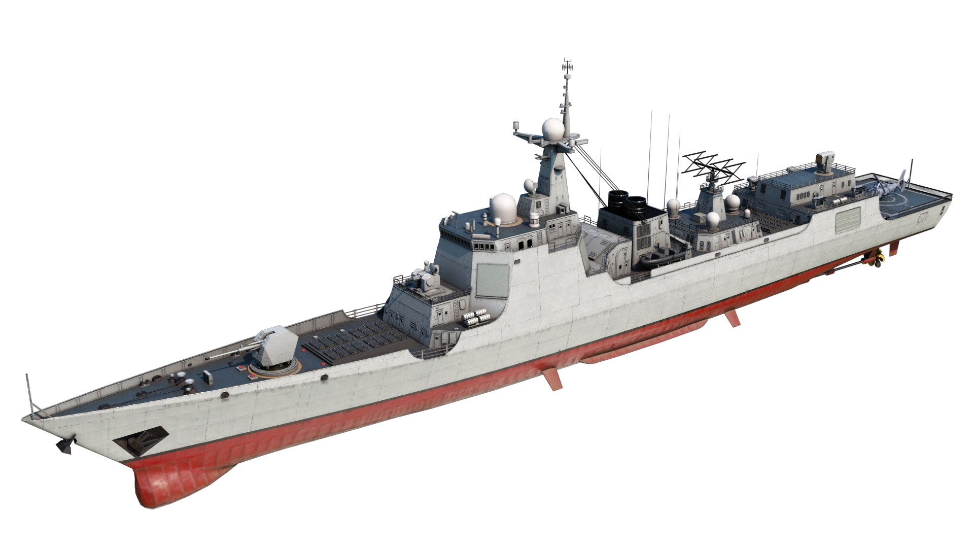 Type052D Chinese Navy Type 052D Destroyer PLAN LvyangIII Class 3D Model - TurboSquid 2400139