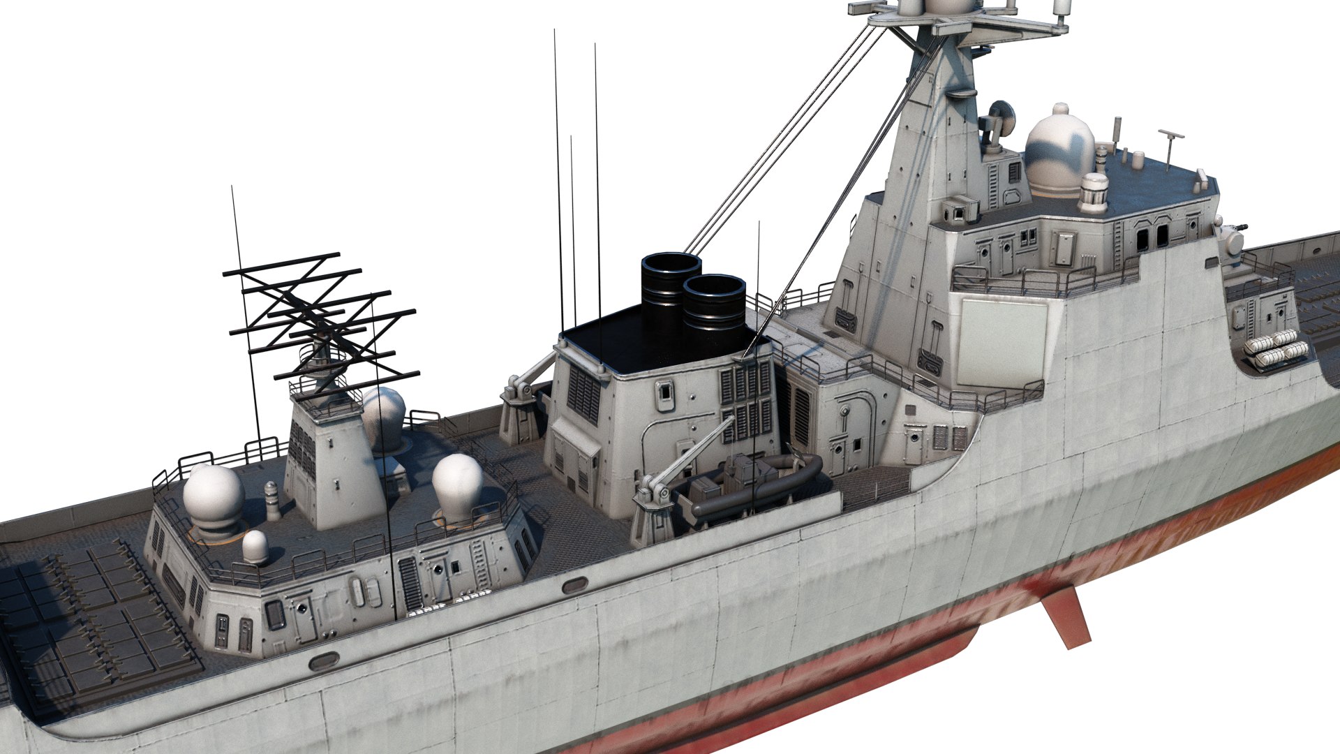 Type052D Chinese Navy Type 052D Destroyer PLAN LvyangIII Class 3D Model - TurboSquid 2400139