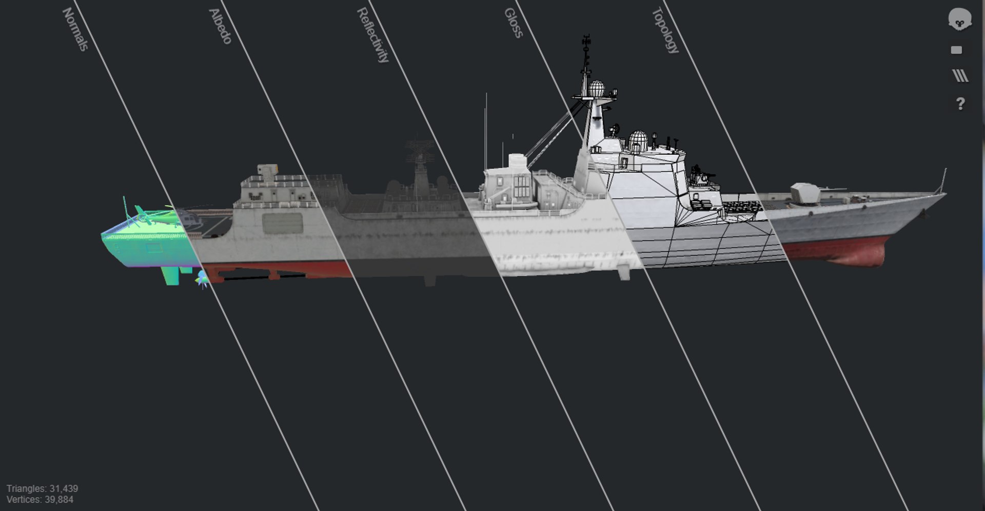 Type052D Chinese Navy Type 052D Destroyer PLAN LvyangIII Class 3D Model ...