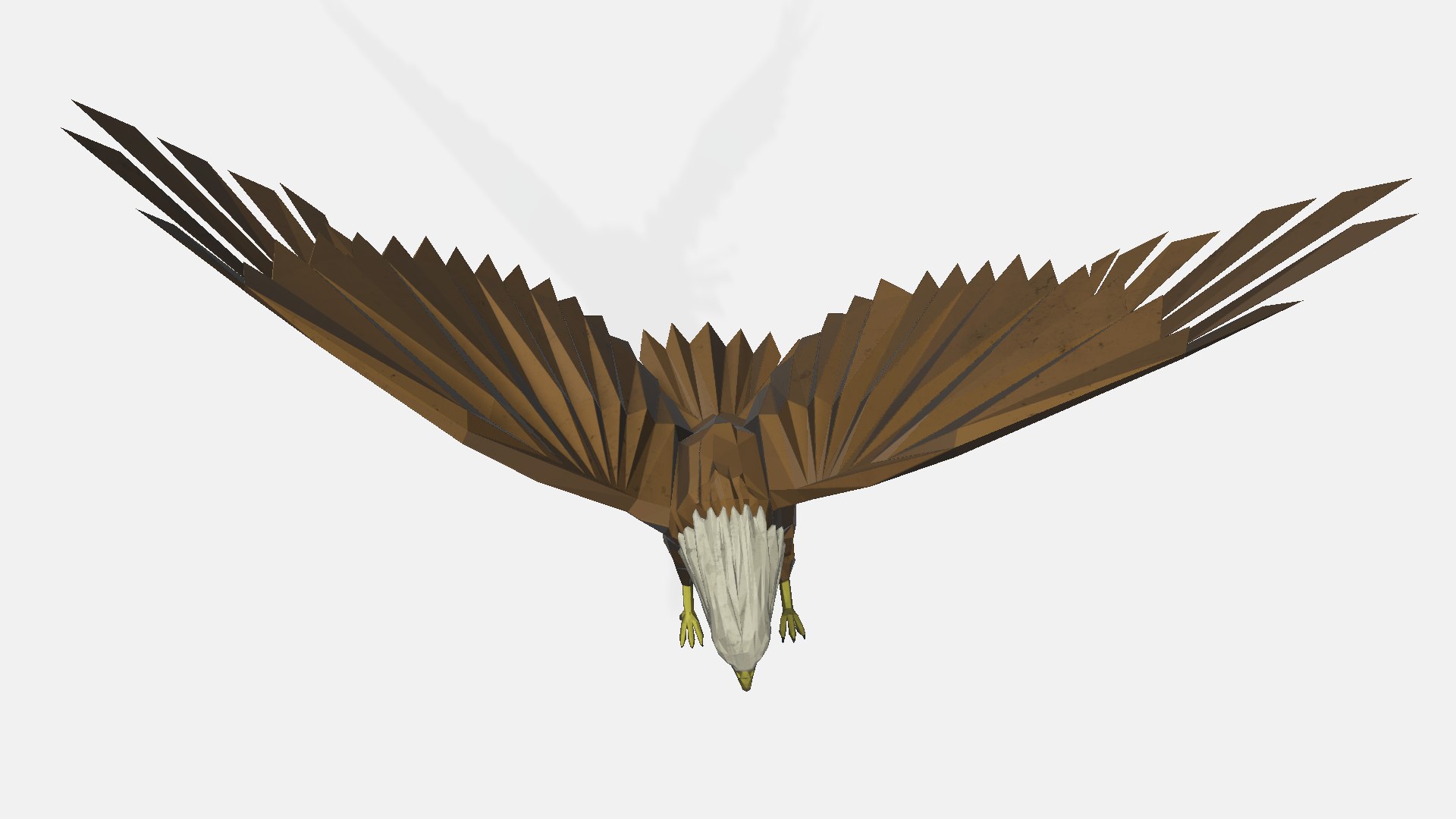 3D Model Eagle - Low Poly - TurboSquid 2292853