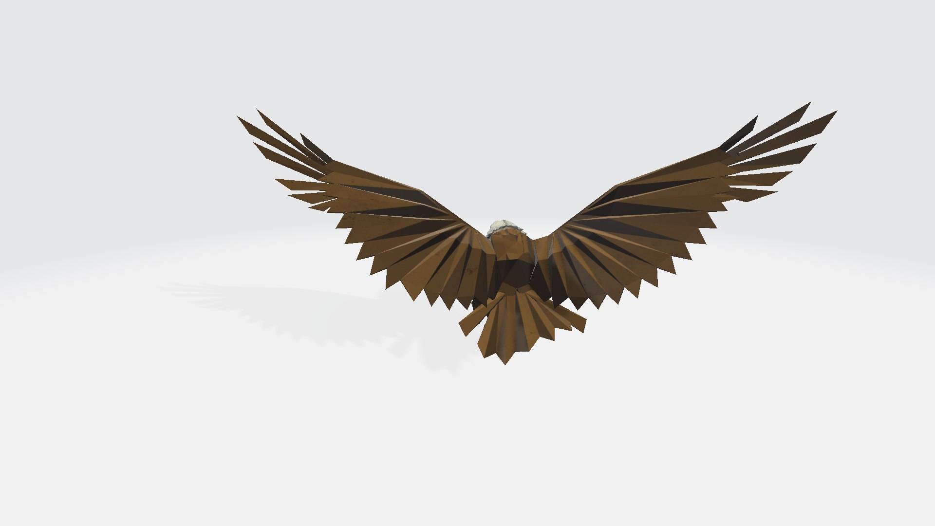 3D Model Eagle - Low Poly - TurboSquid 2292853