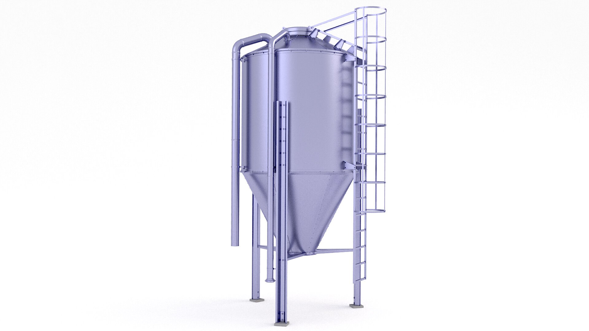 Powder Storage Silo 30 3D - TurboSquid 1747021