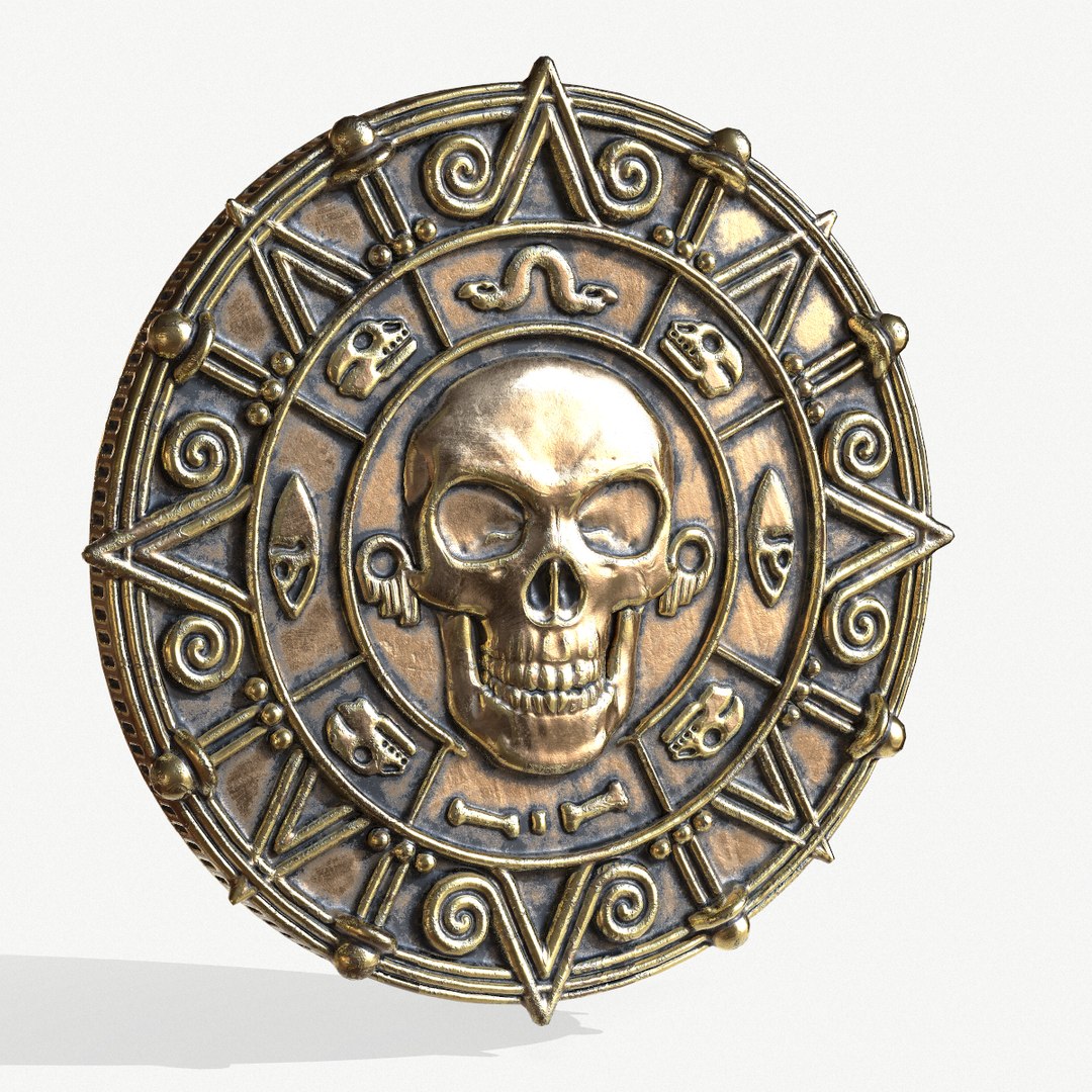 3D Pirate Coin Model - TurboSquid 1567498