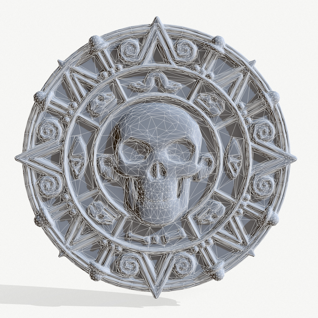 3D Pirate Coin Model - TurboSquid 1567498