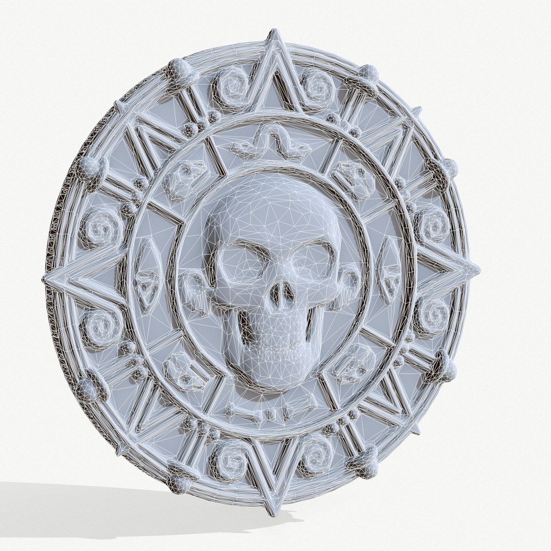 3D Pirate Coin Model - TurboSquid 1567498
