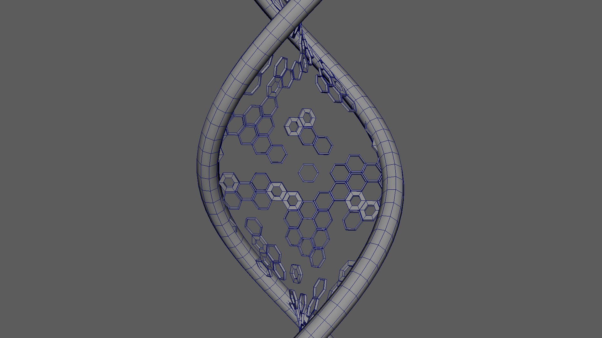 3D DNA Black - TurboSquid 2239741