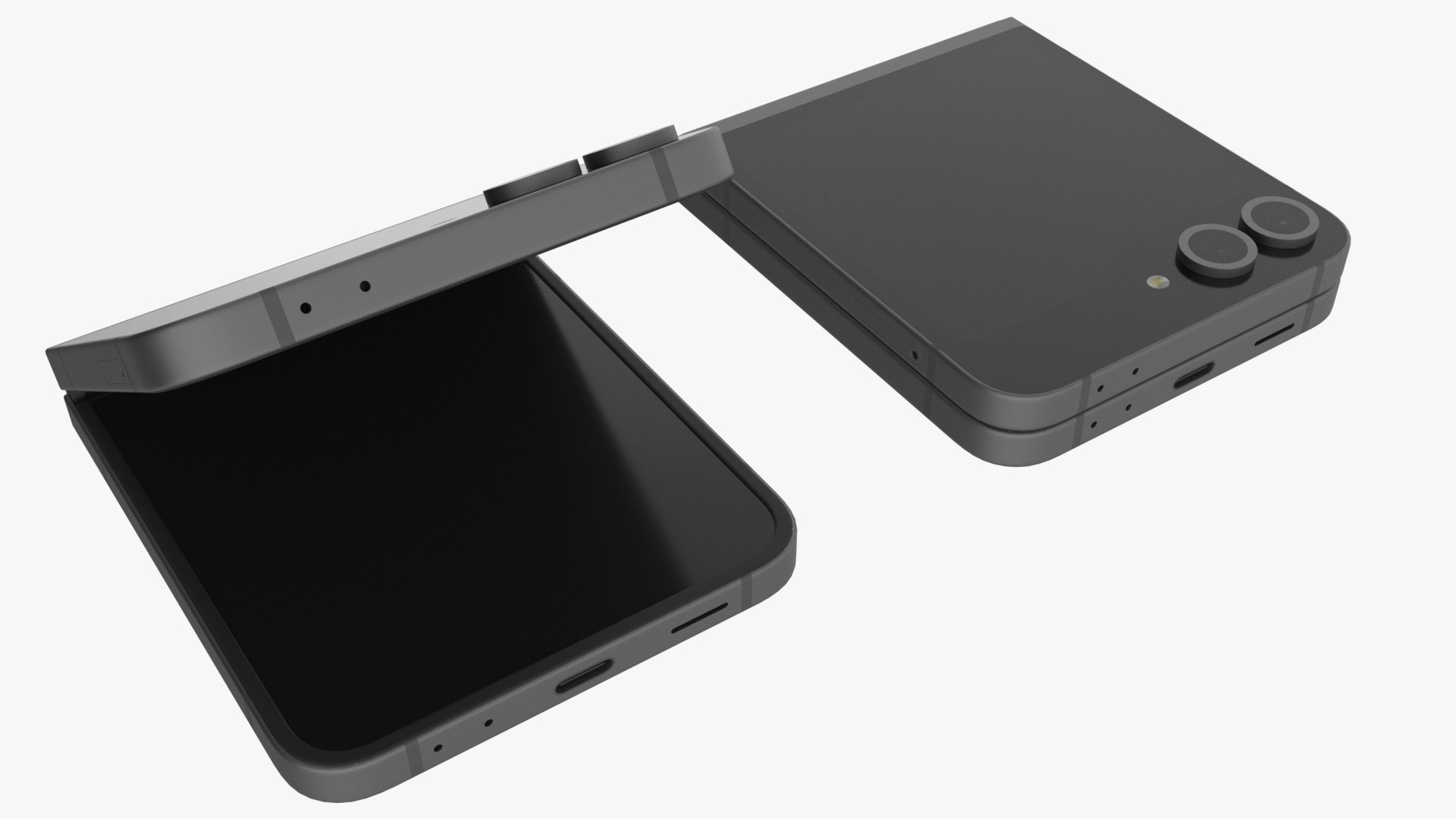 Samsung Galaxy Z Flip 6 Silver Shadow Model - TurboSquid 2333781
