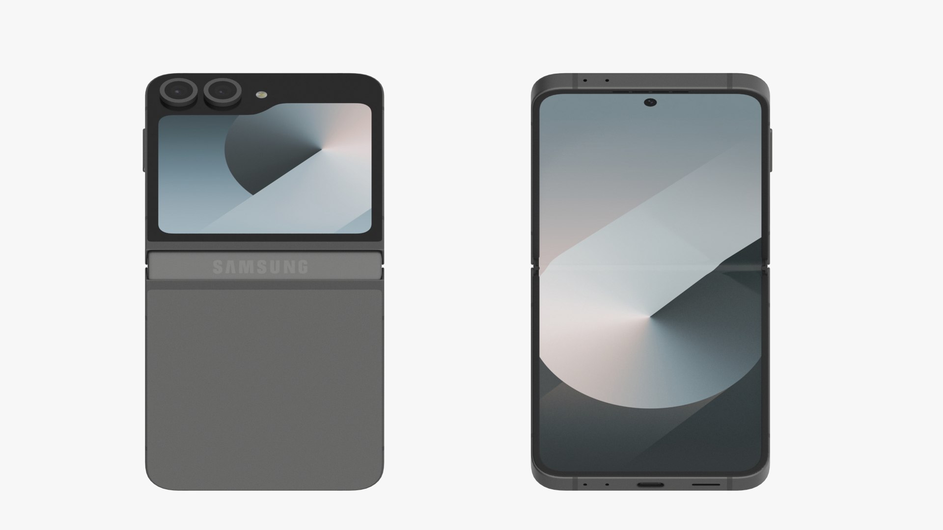 Samsung Galaxy Z Flip 6 Silver Shadow Model - TurboSquid 2333781