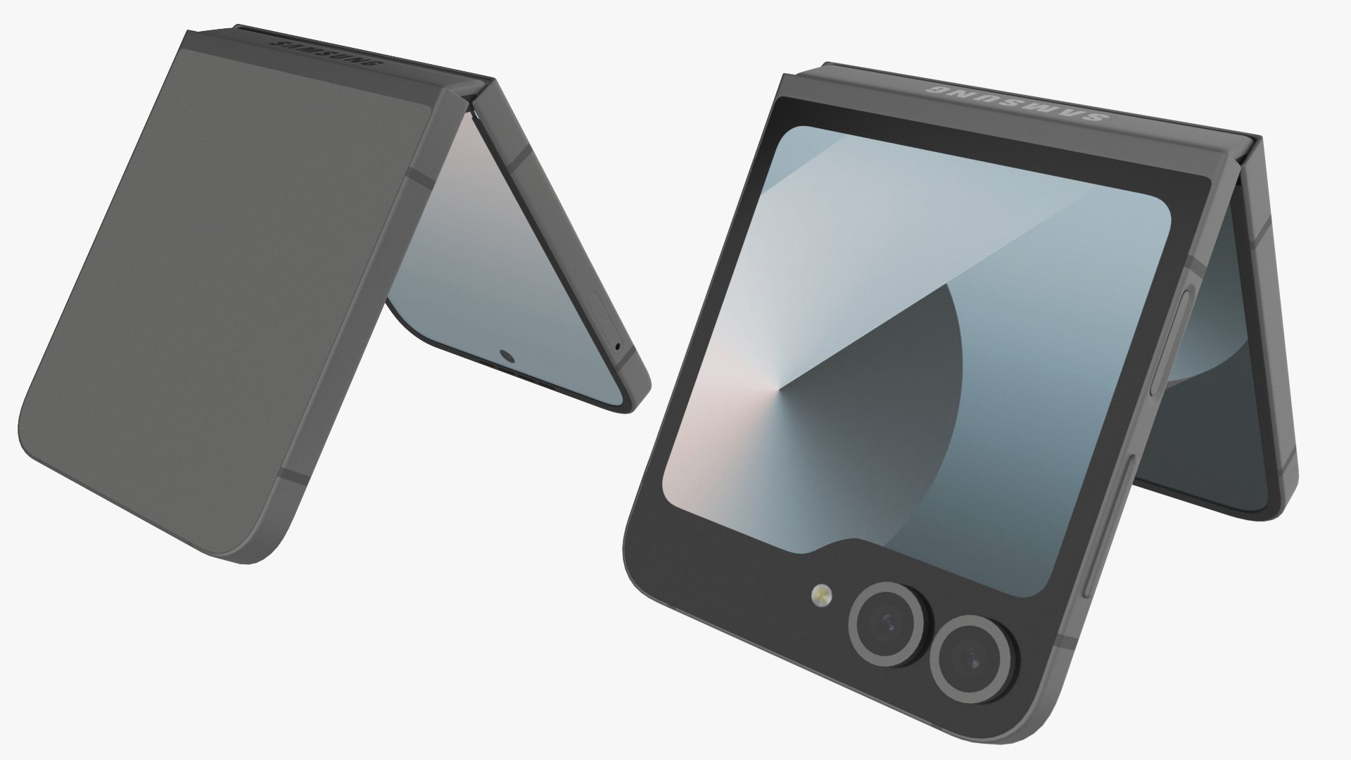 Samsung Galaxy Z Flip 6 Silver Shadow Model - TurboSquid 2333781