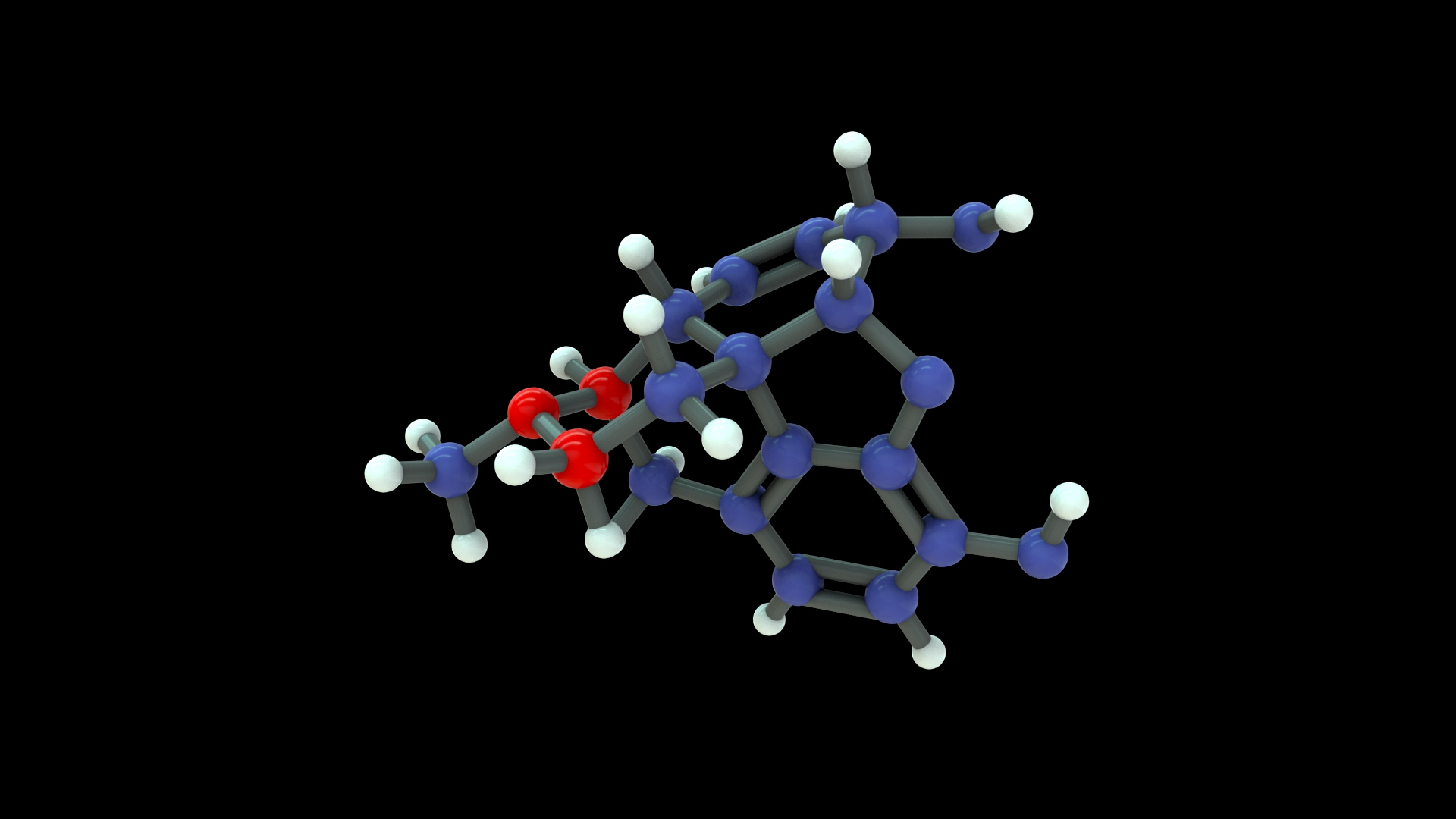 3D Morphine Structure - TurboSquid 2220468