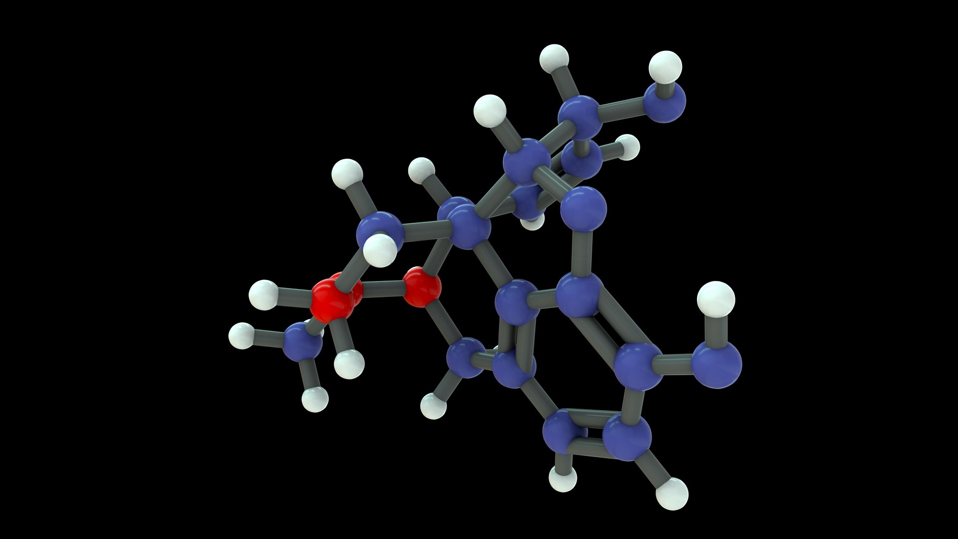 3D Morphine Structure - TurboSquid 2220468