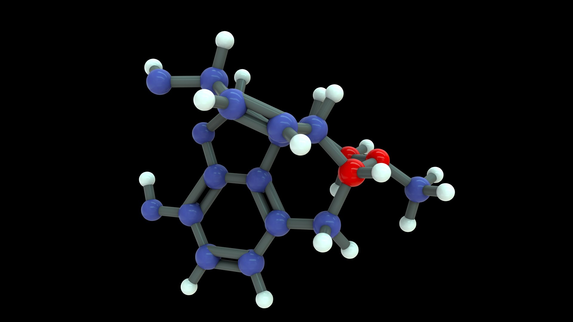 3D Morphine Structure - TurboSquid 2220468