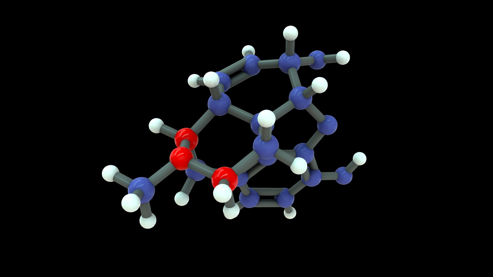 3D Morphine Structure - TurboSquid 2220468