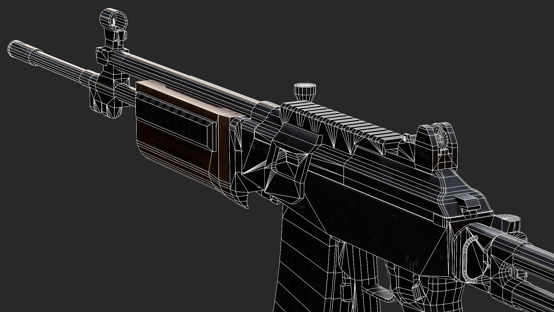 3D Galil ARM Assault Rifle - LowPoly Mobile Ready - TurboSquid 2067437
