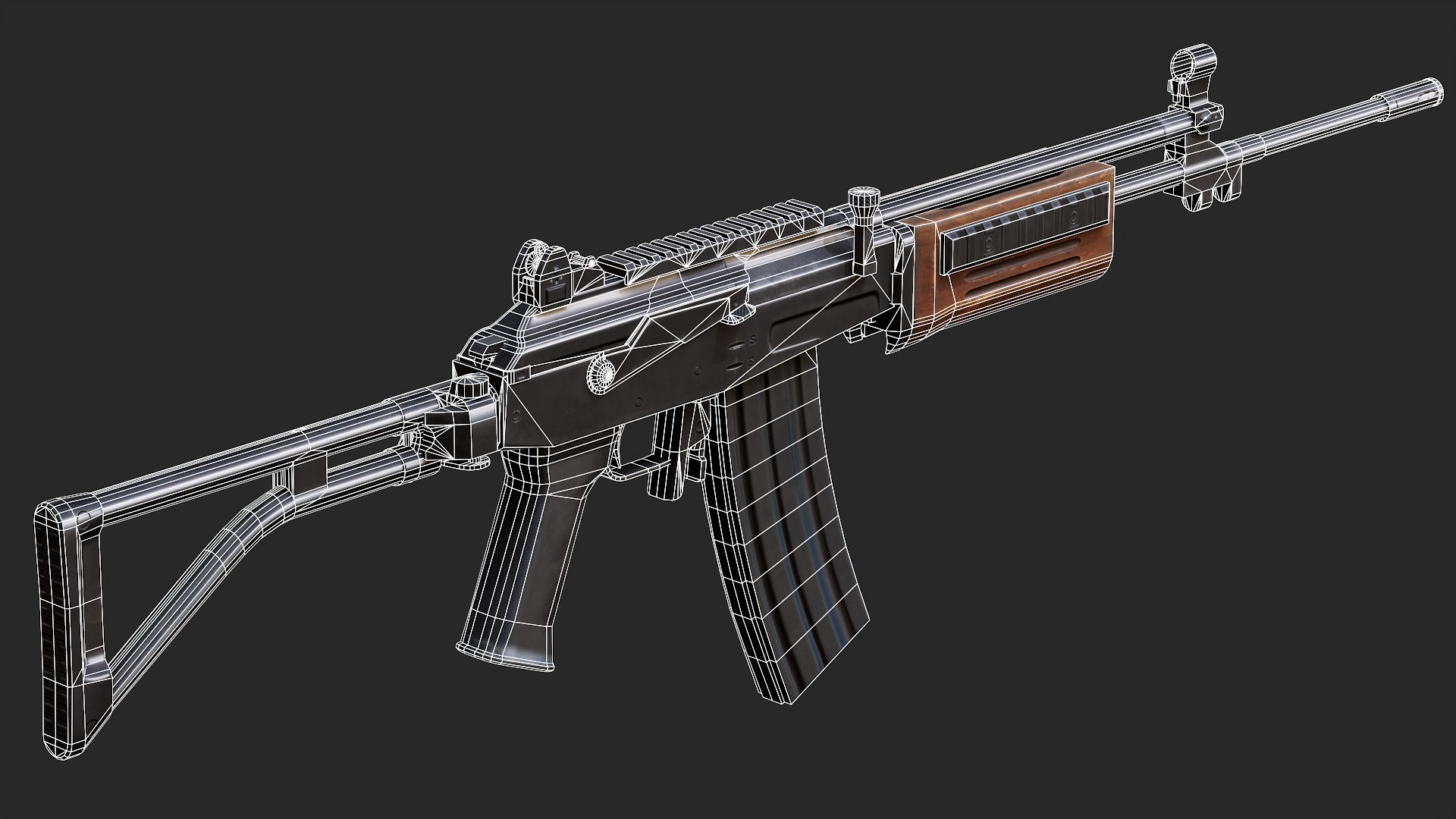 3D Galil ARM Assault Rifle - LowPoly Mobile Ready - TurboSquid 2067437