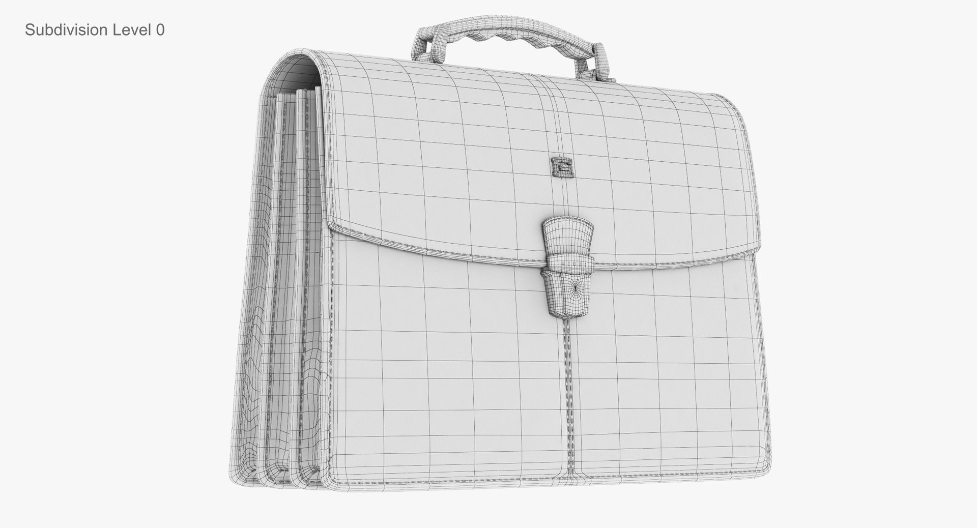 Giudi Leather Classic Briefcase Max