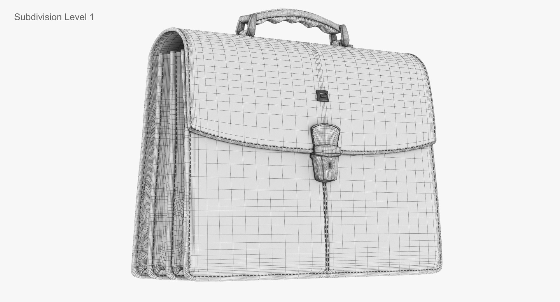 Giudi Leather Classic Briefcase Max