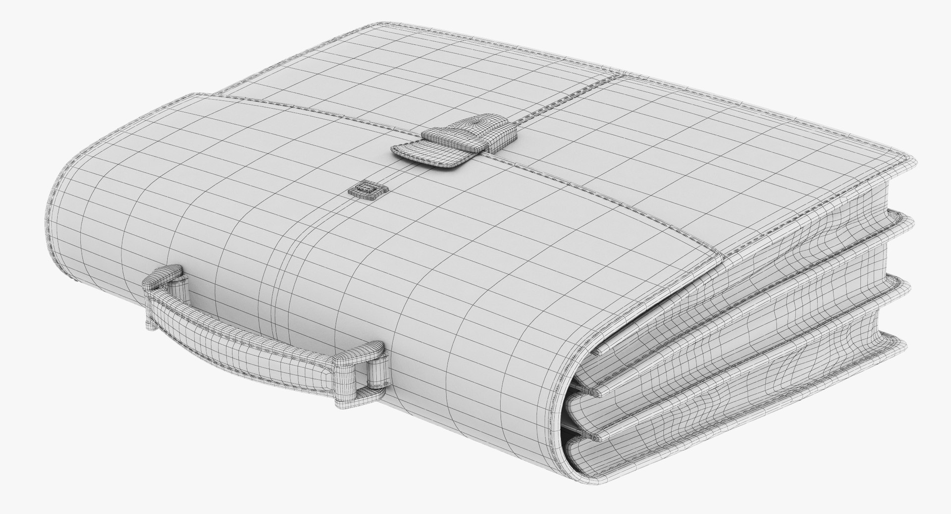 Giudi Leather Classic Briefcase Max