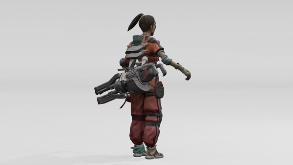 Rampart - Apex Legends - Rigged Modelo 3D - TurboSquid 1926275