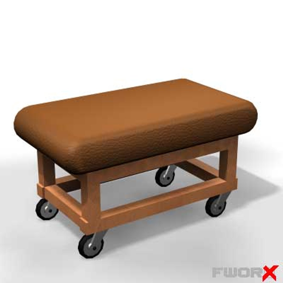 Free Stool Chair Furniture 3d Model