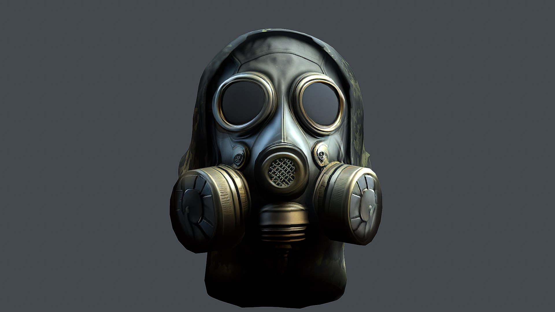 3D Gas mask helmet military combat protection - TurboSquid 2028702