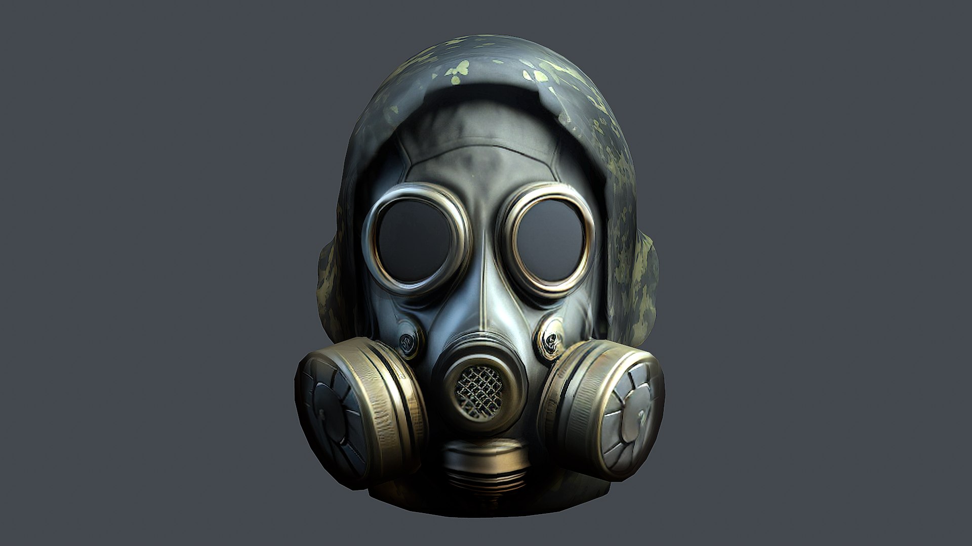 3D Gas mask helmet military combat protection - TurboSquid 2028702