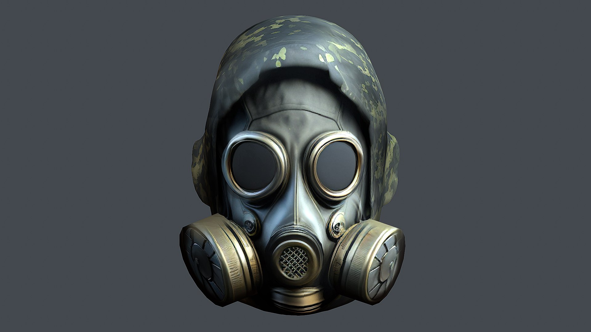 3D Gas mask helmet military combat protection - TurboSquid 2028702