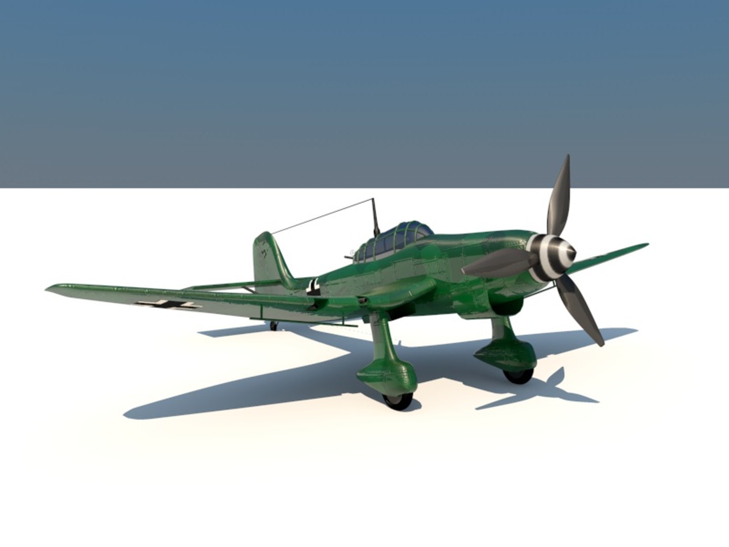 Junkers Ju 87 Stuka 3d Model